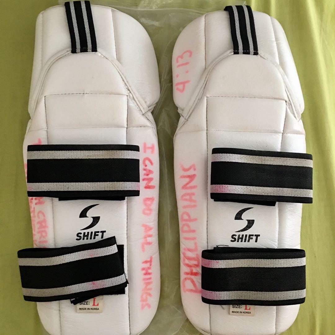 Original Shift Arm and Shin Guards + Gloves, Sports Equipment, Sports ...