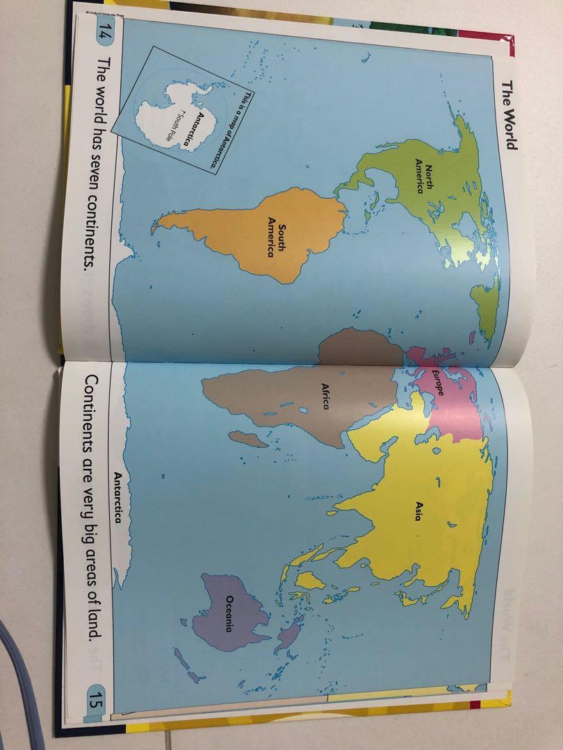 Oxford very first Atlas, 興趣及遊戲, 書本 & 文具, 小朋友書 - Carousell