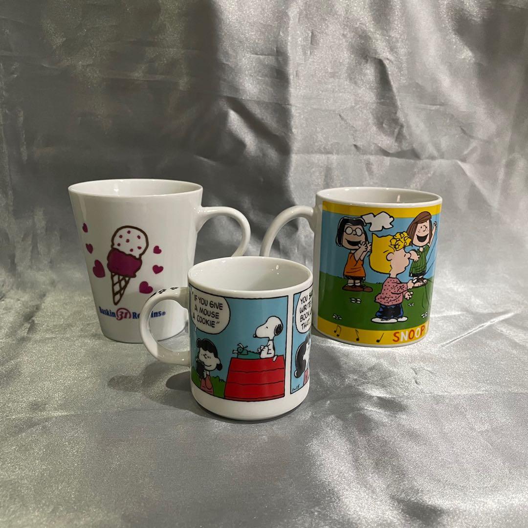 PEANUTS Snoopy Ceramic Mug USJ Made in Japan Comic, Hobbies & Toys ...