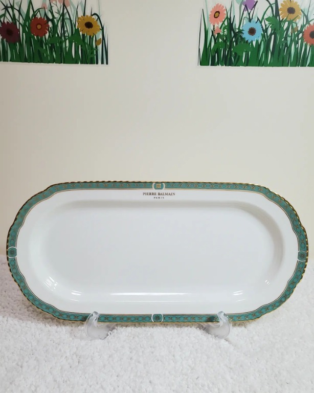 Pierre Balmain Long Plate, Furniture & Home Living, Kitchenware ...