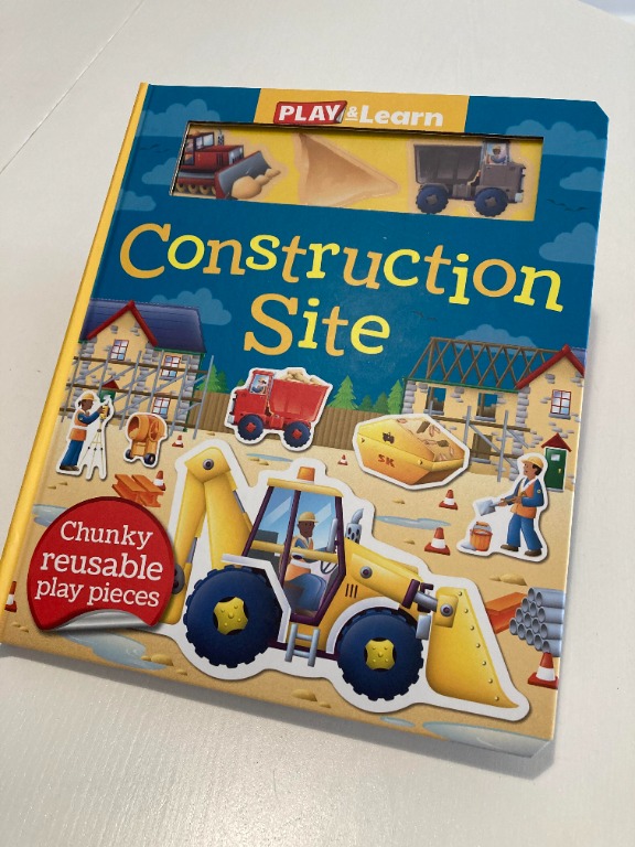 Play and Learn books with chunky reusable pieces, Hobbies & Toys, Books ...