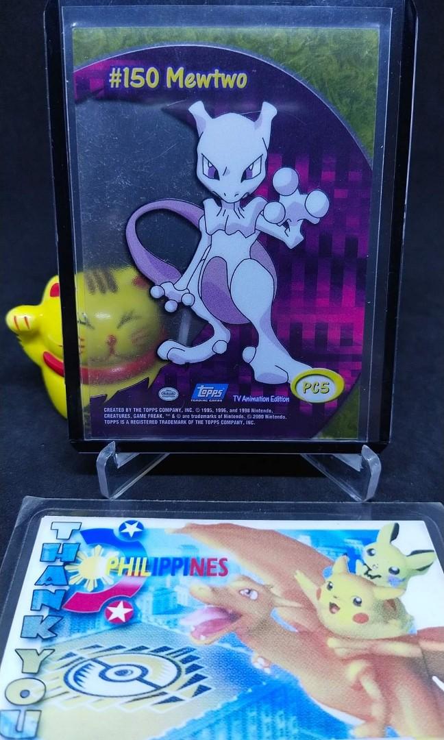 Pokemon Card - #150 MEWTWO (TOPPS: CLEAR CARDS) YEAR 2000, Hobbies ...