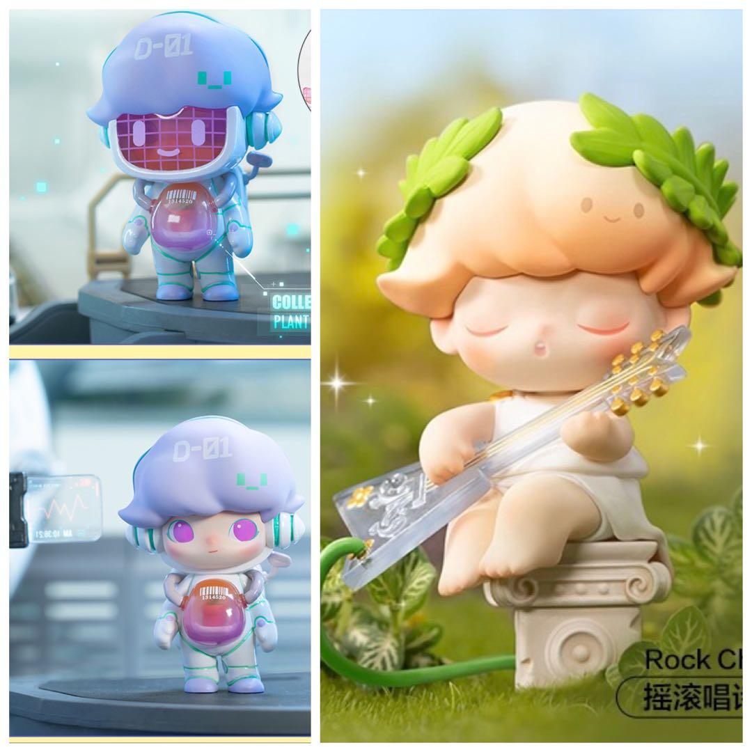 Popmart Dimoo time-roaming series rock choir /Number D01, Hobbies ...