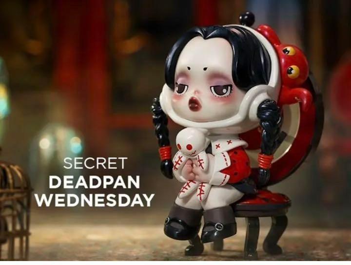 Popmart skullpanda addams family secret / deadpan wednesday, Hobbies ...