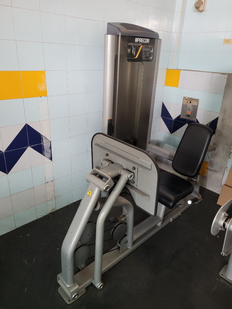 Precor Stack Weight Lat Pull down, Leg Press, Leg Curl, Leg Extension ...