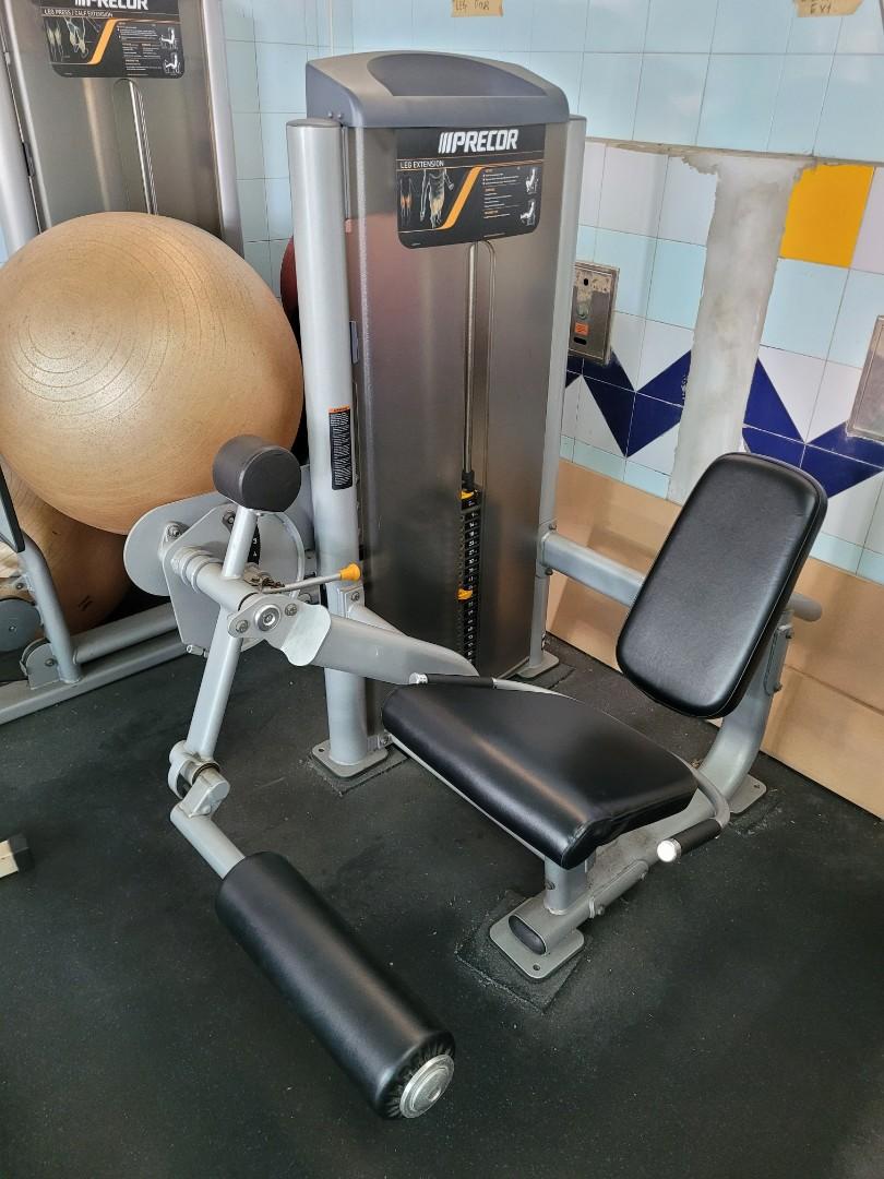 Precor Stack Weight Lat Pull down, Leg Press, Leg Curl, Leg Extension ...