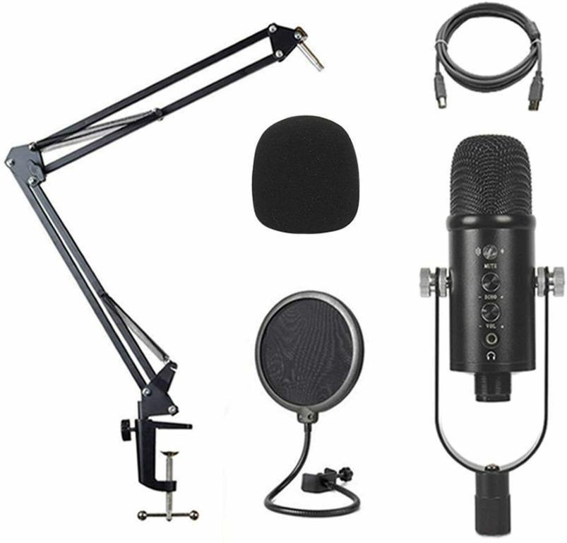 Professional Condenser Microphone Set Distress Box, Audio, Microphones ...