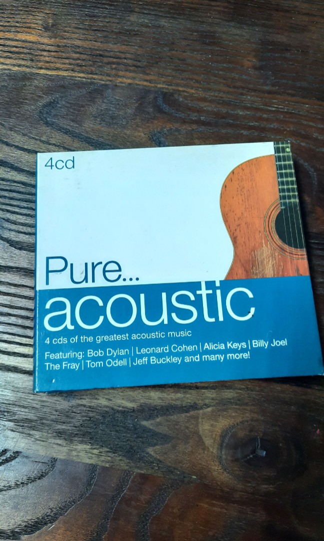 Pure acoustic 4-cd set (various artist), Hobbies & Toys, Music & Media ...