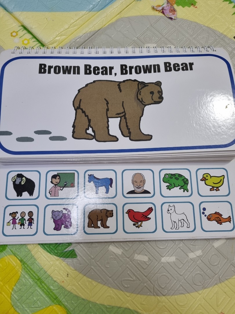 Quiet books brown bear hungry caterpillar, Babies & Kids, Infant ...