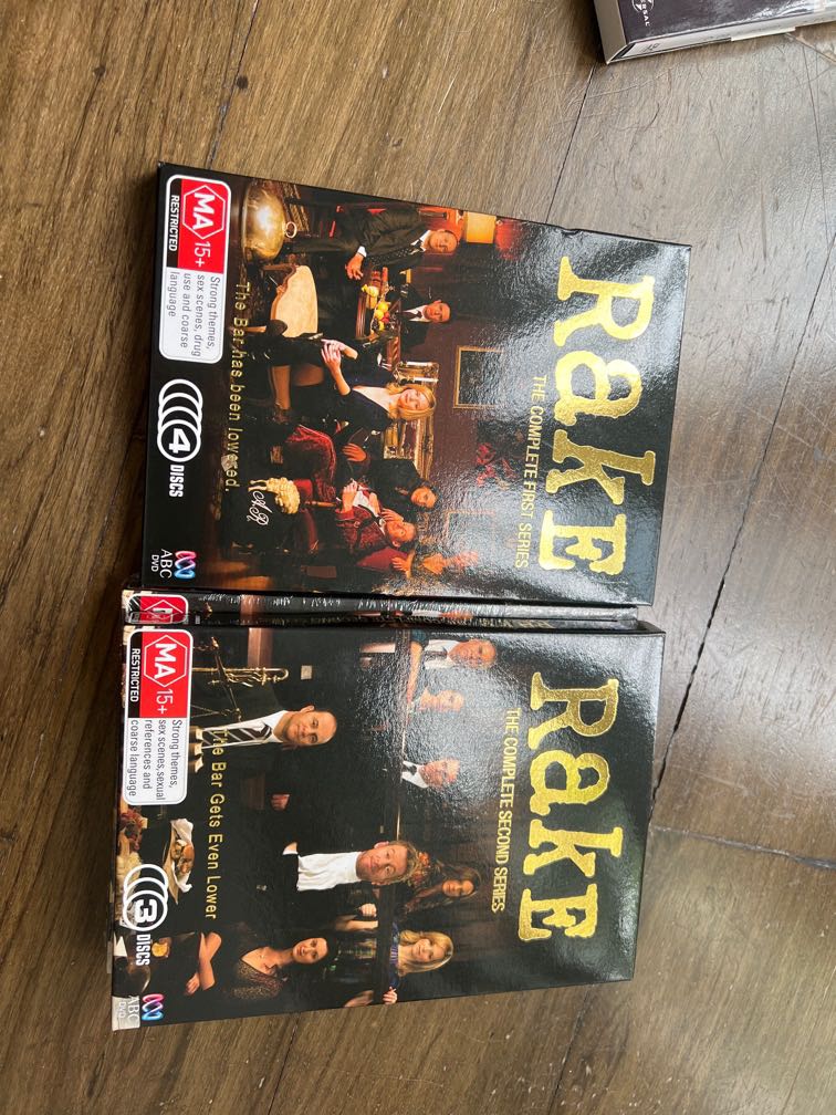 Rake - the complete first and second series, Hobbies & Toys, Music ...