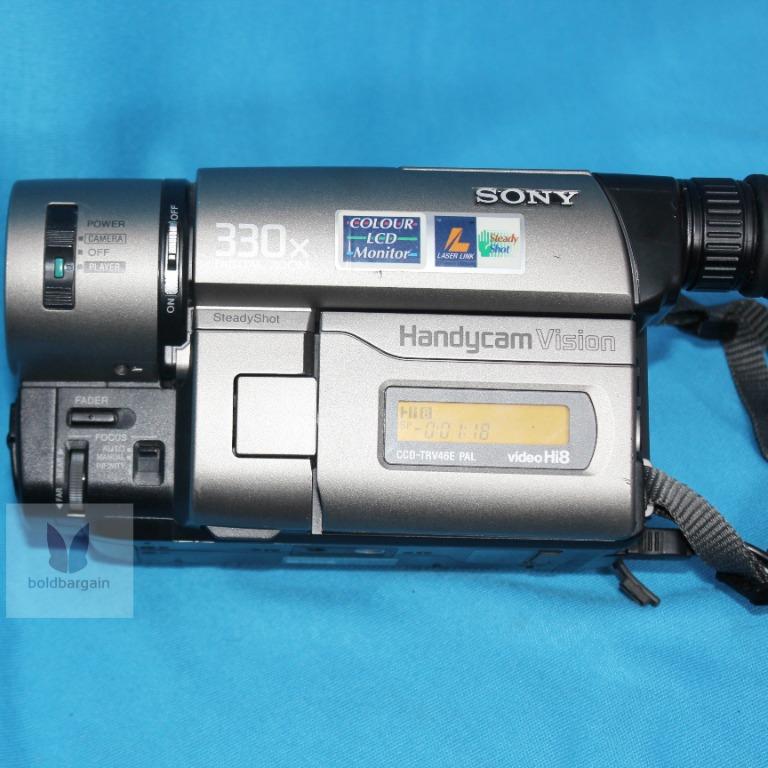 Rare Vintage Retro Sony Handycam CCD-TRV46E Camcorder CCD Video Camera ...