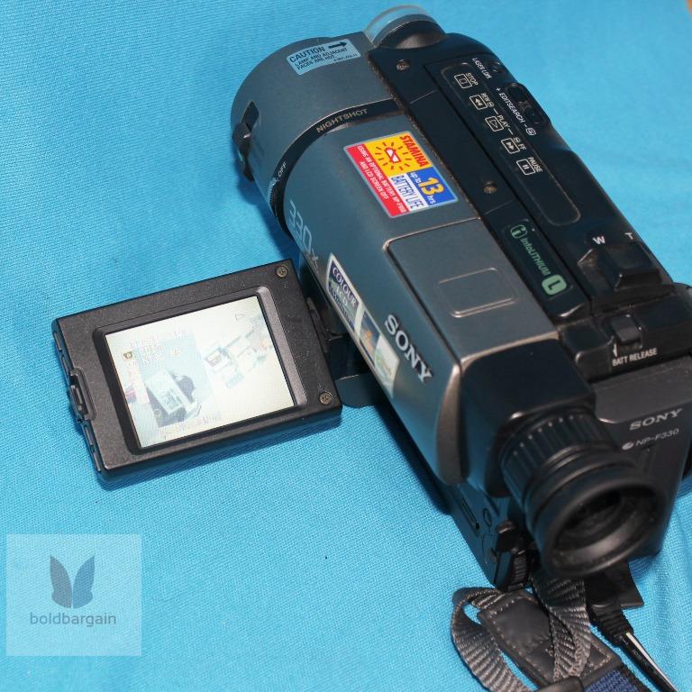 Rare Vintage Retro Sony Handycam CCD-TRV46E Camcorder CCD Video Camera ...