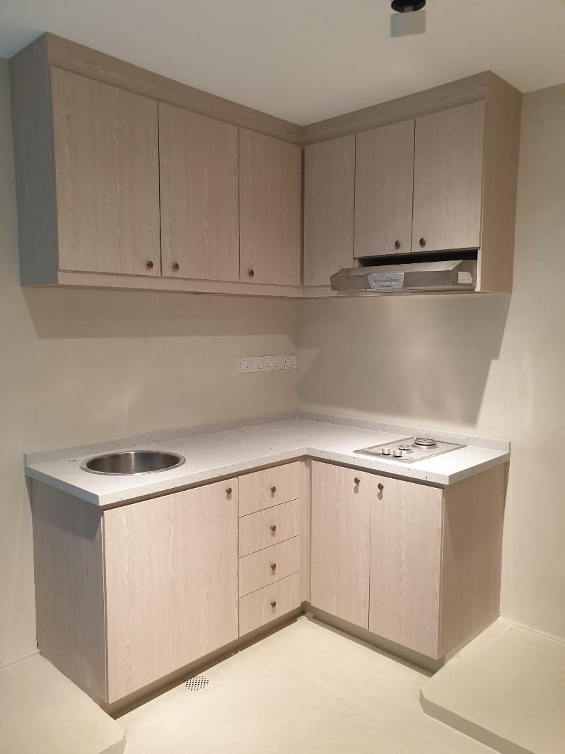 Relamination / Wrap / Rewrap for Kitchen Cabinets, Feature Wall ...