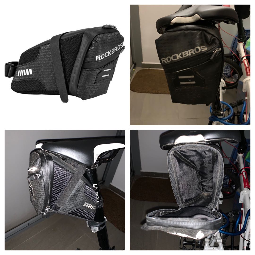 Rockbros Saddle Bag, Sports Equipment, Bicycles & Parts, Parts ...