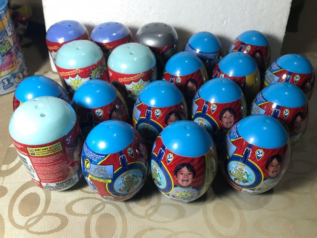 RYAN'S WORLD Mystery Microverse and Mystery Squishy Figure, Hobbies ...