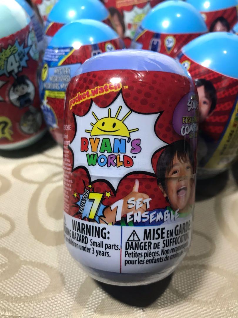 RYAN'S WORLD Mystery Microverse and Mystery Squishy Figure, Hobbies ...