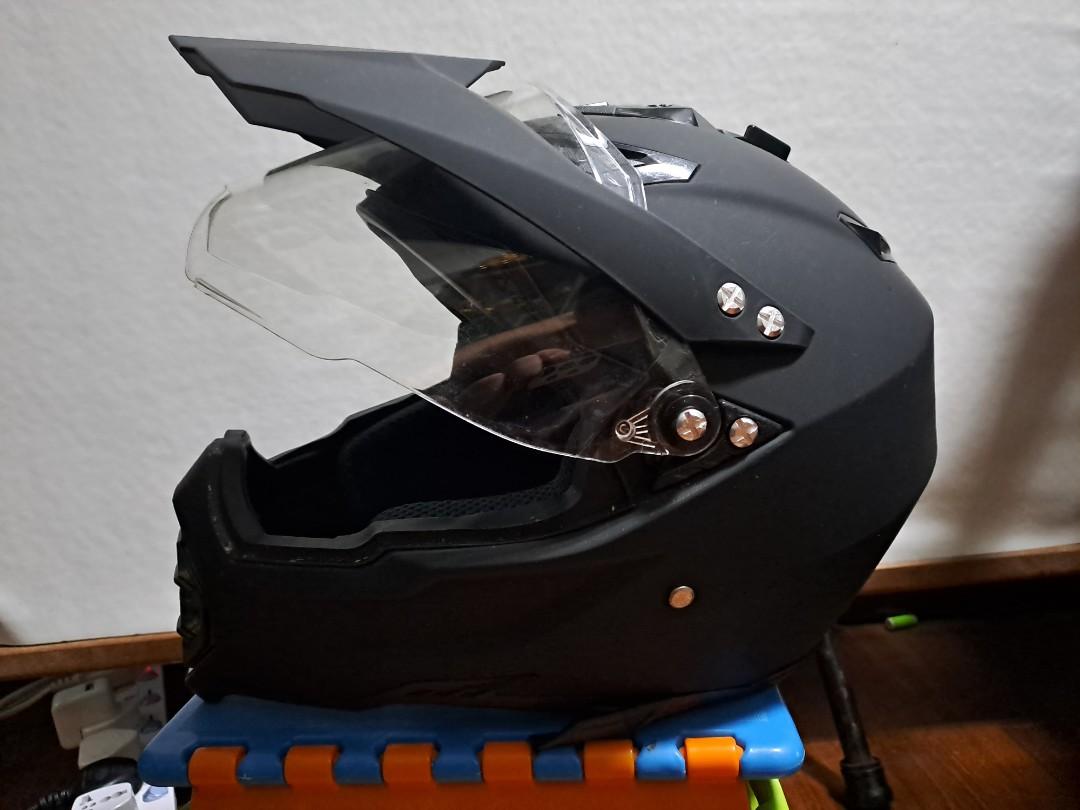 Dot Scrambler helmet, Motorcycles, Motorcycle Accessories on Carousell