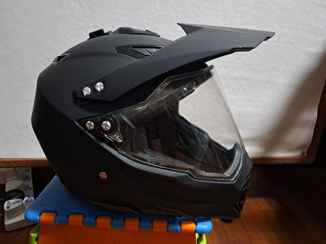 Dot Scrambler helmet, Motorcycles, Motorcycle Accessories on Carousell