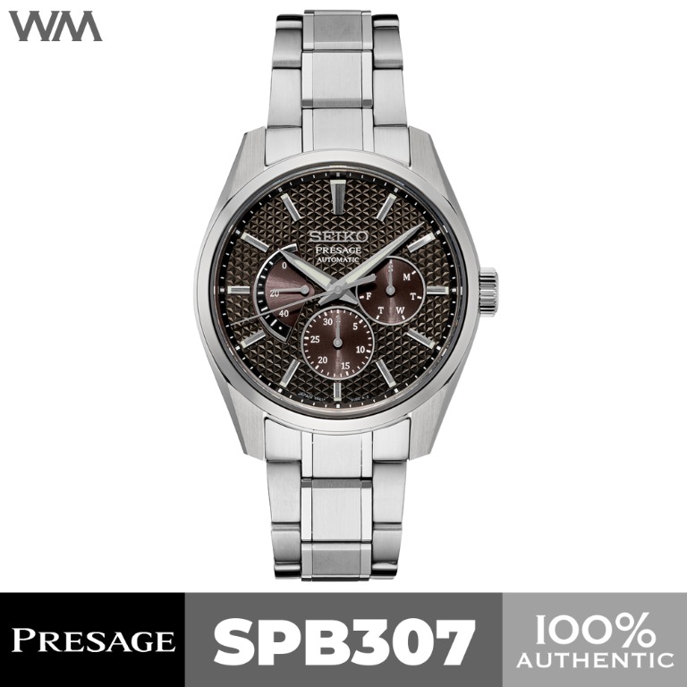 Seiko Presage Sharp Edged Series Kurotobi Dial Automatic Watch with ...