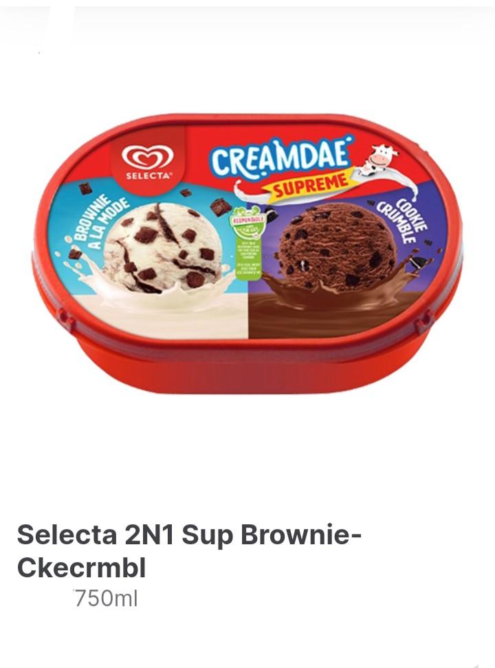 Selecta 2in1 Supreme Ice Cream, Food & Drinks, Chilled & Frozen Food on ...