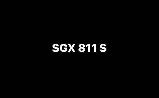 SGX811S NICE NUMBER PLATE SINGAPORE OLD NUMBER PLATE GOLDEN NUMBER ...