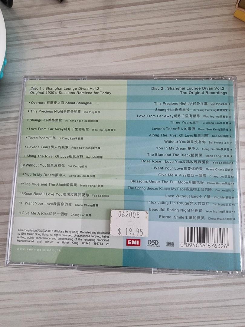 Shanghai Lounge Divas Music CD x 2, Hobbies & Toys, Music & Media, CDs ...