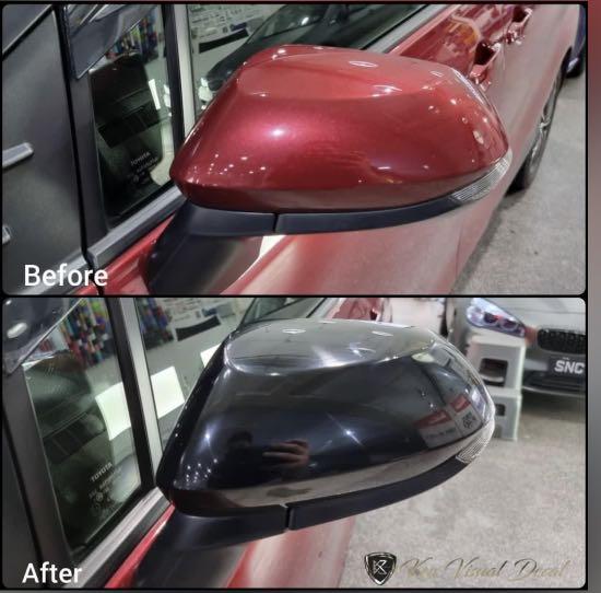 Side mirror wrap, Car Accessories, Car Workshops & Services on Carousell