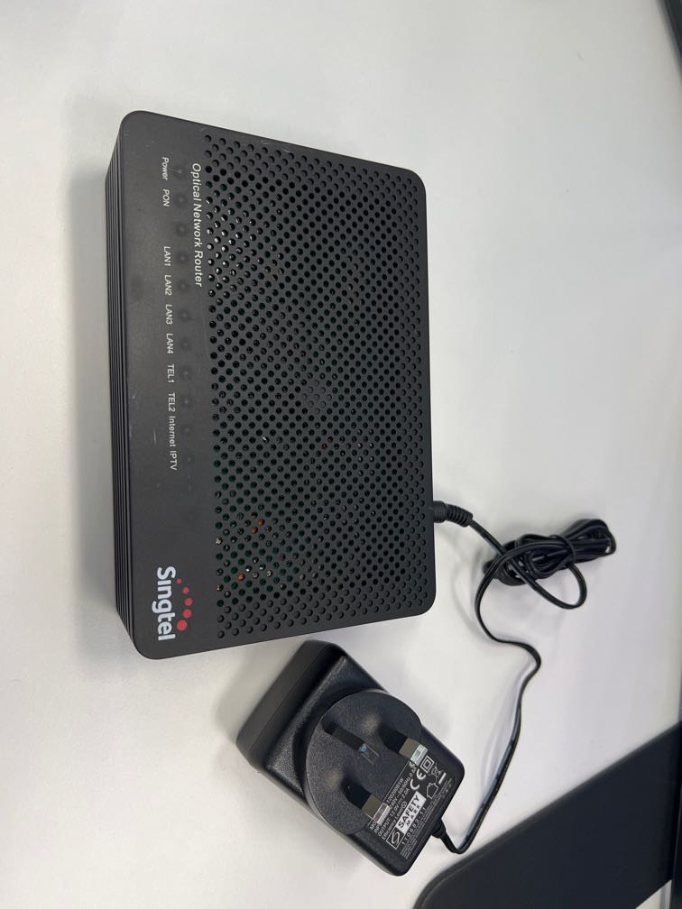 Singtel Optical Network Router, Computers & Tech, Parts & Accessories ...