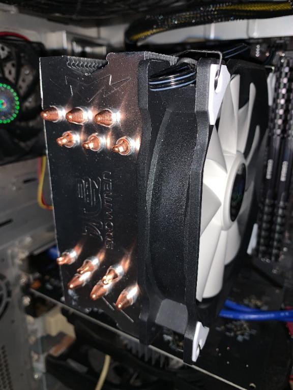 Snowman MT6S CPU Cooler (6 copper heatpipes, non-coated, non-RGB single ...