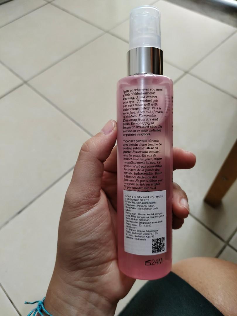Soap& Glory Mist You Madly, Kesehatan & Kecantikan, Parfum, Kuku & Lainnya di Carousell