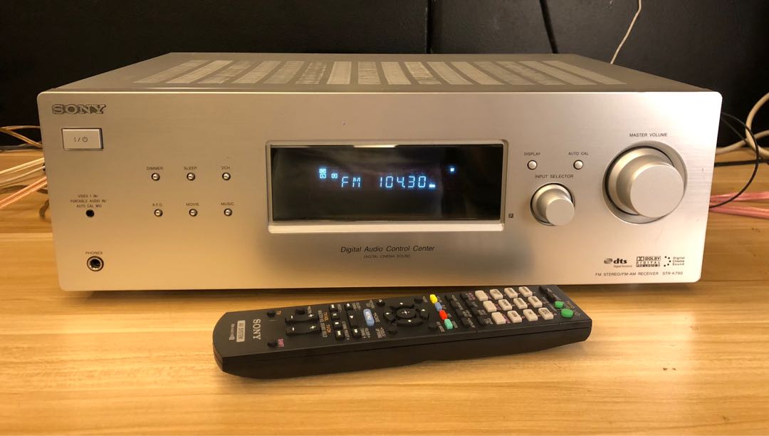 Sony STR-K790 5.1 Silver 800W Home Theater Dolby Digital DTS AM/FM ...