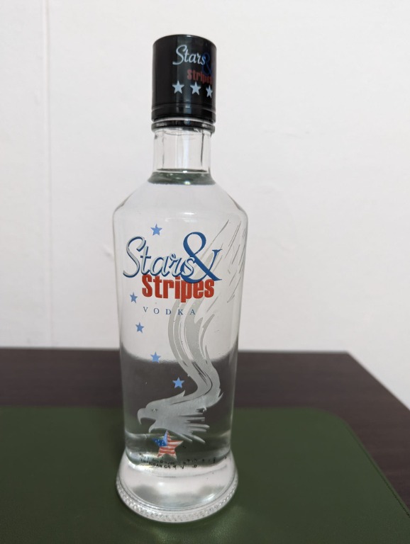 Stars & Stripes Vodka 375ml (bought from USA), Food & Drinks, Alcoholic ...