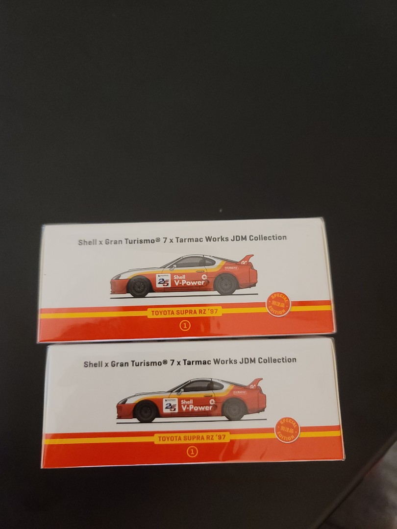 Tarmac x Shell x Gran Turismo 7 Toyota Supra RZ' 97, 興趣及遊戲, 玩具 & 遊戲類 ...