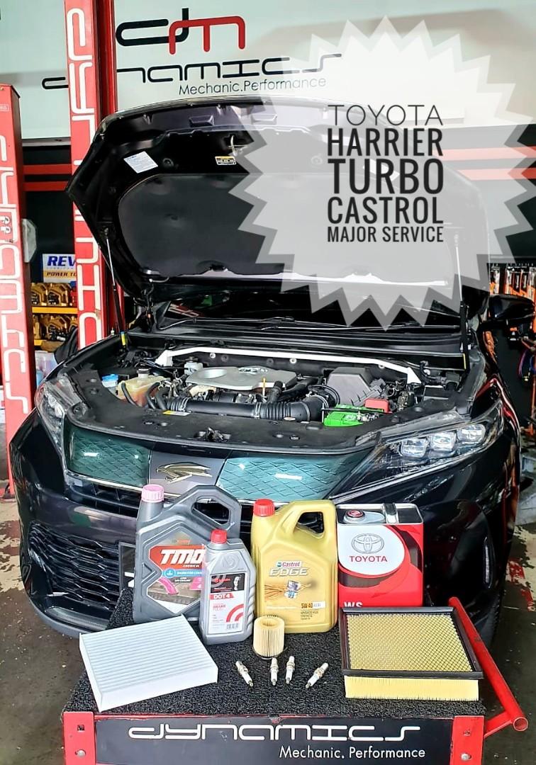 Toyota Harrier (ZSU60/ASU60): Castrol Edge Titanium x4 Service Package ...