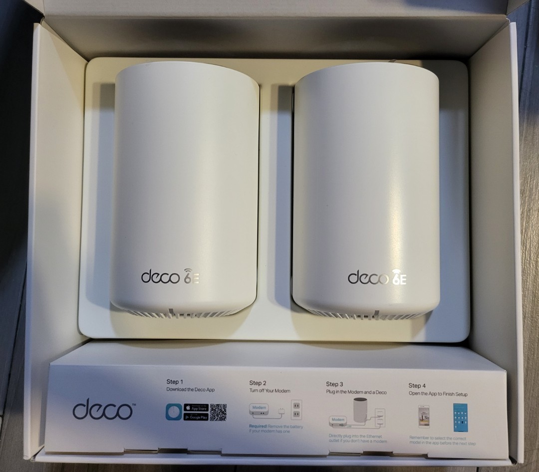 TP-Link deco AXE5400, 電腦＆科技, 電腦周邊及配件, Wifi及上網相關產品 - Carousell