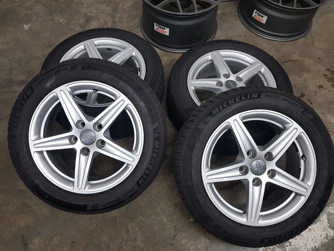 Used 16" Original Audi A3 Rims And Tyres, Car Accessories, Tyres & Rims ...