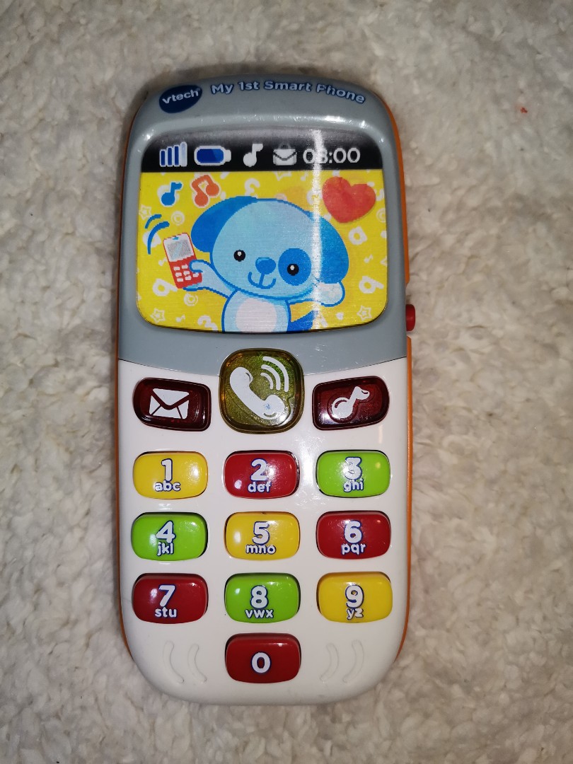 Vtech My First Smart Phone, Babies & Kids, Infant Playtime on Carousell