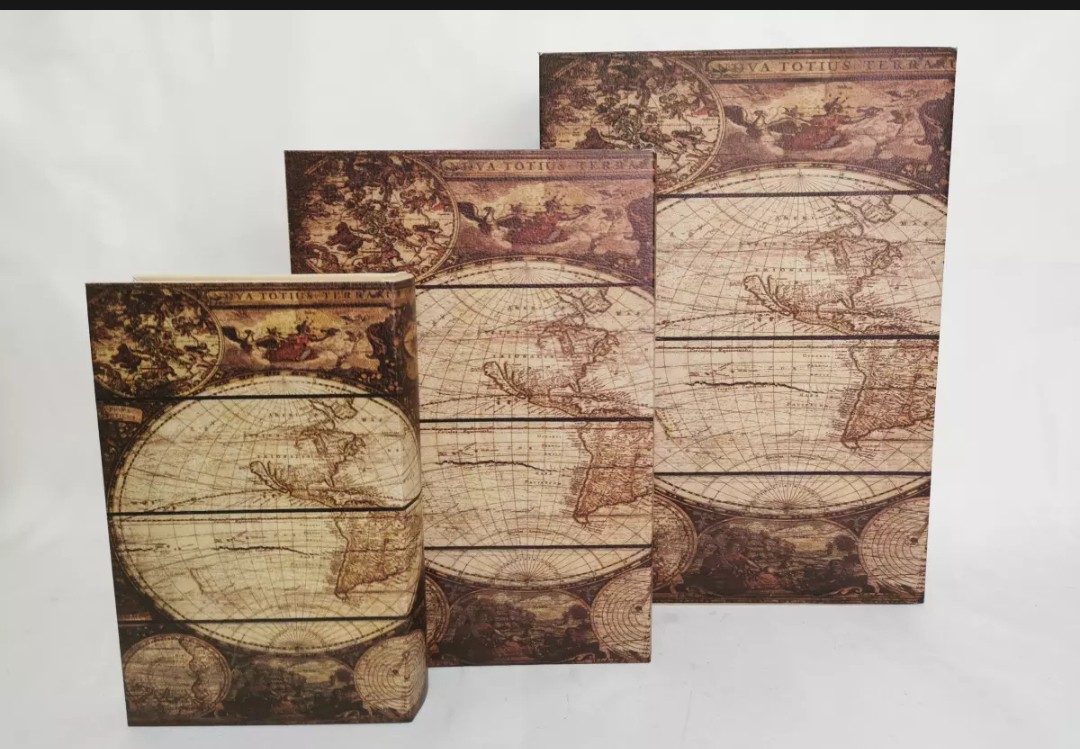 World Map Storage Boxes, Furniture & Home Living, Home Decor, Other ...