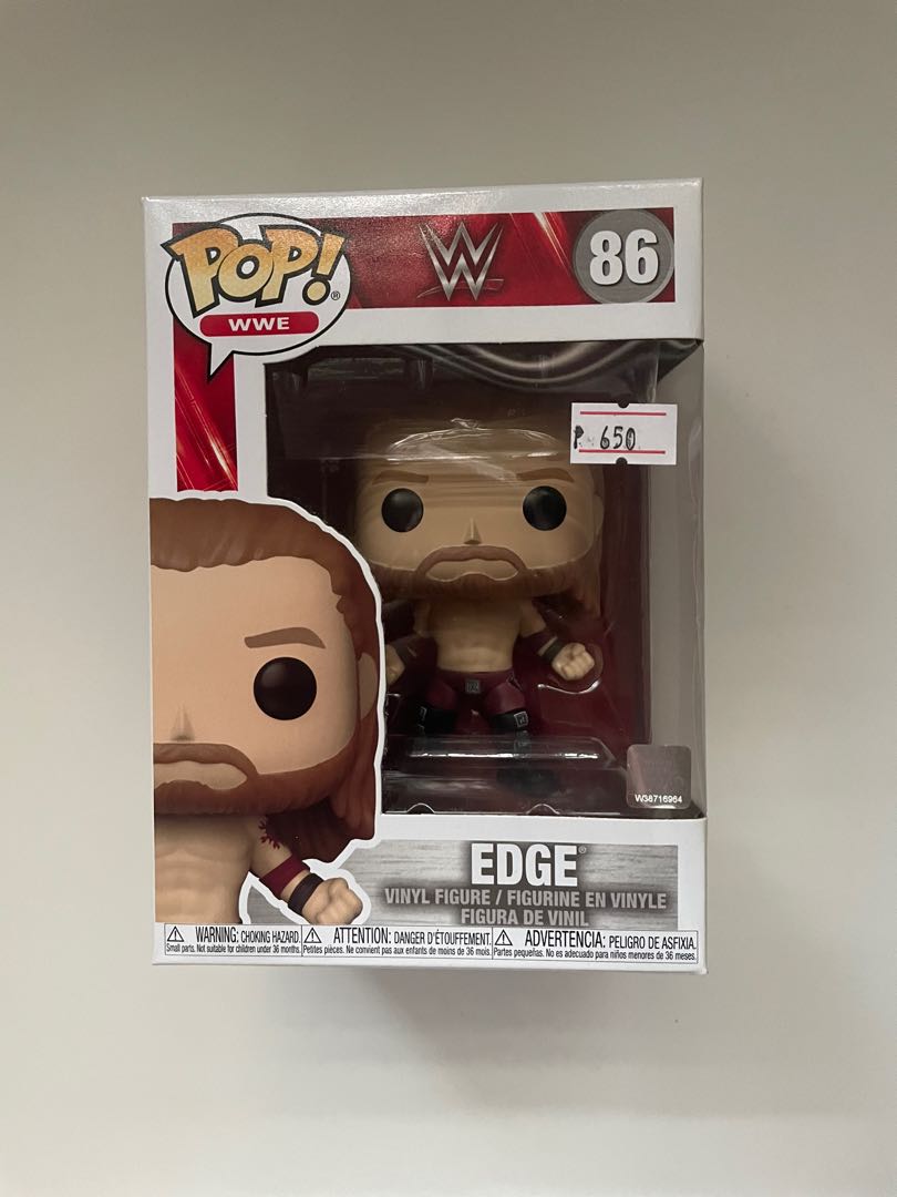 WWE Edge Funko Pop, Hobbies & Toys, Memorabilia & Collectibles, Fan ...
