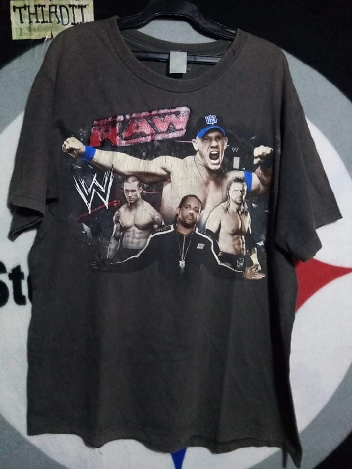 WWE WRESTLING TSHIRT, Men's Fashion, Tops & Sets, Tshirts & Polo Shirts ...
