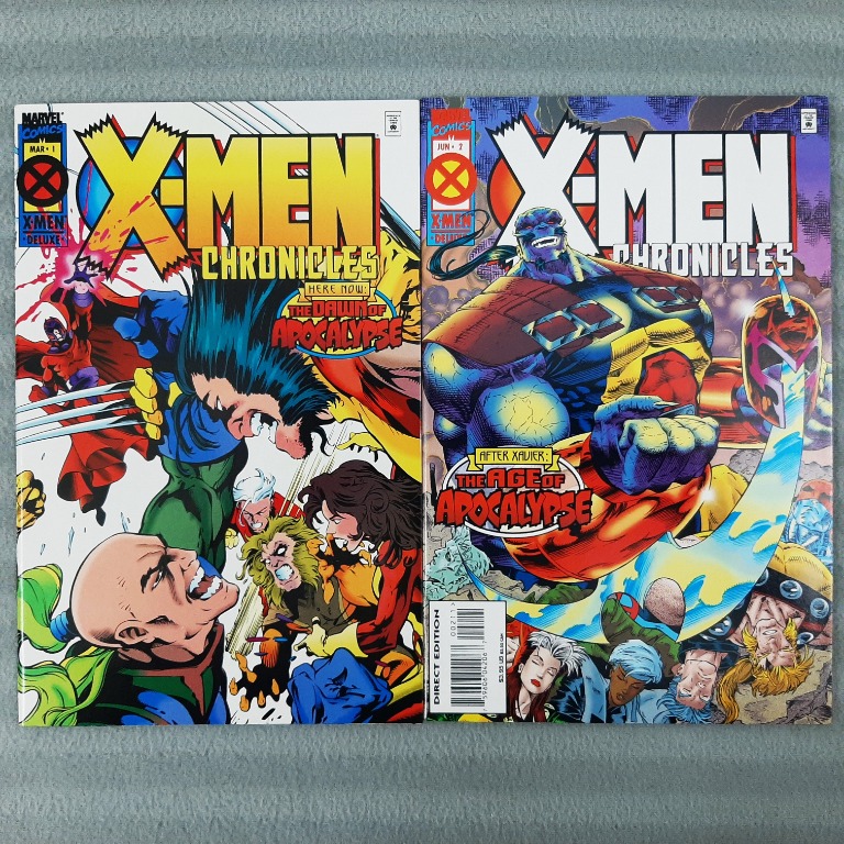 X-Men Chronicles 2/2 (Complete Set) Marvel Comics (Howard Mackie, Terry ...