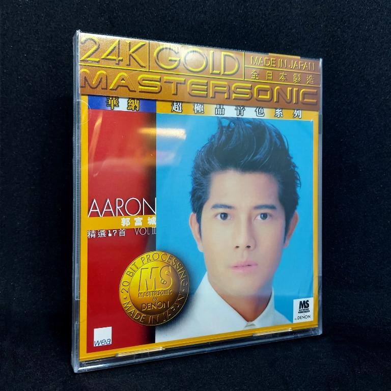 郭富城精選17首VOL II 24K金碟 - 華納超極品音色系列 AARON 24K GOLD DISC CD VOL 2 日本製造, 興趣及 ...