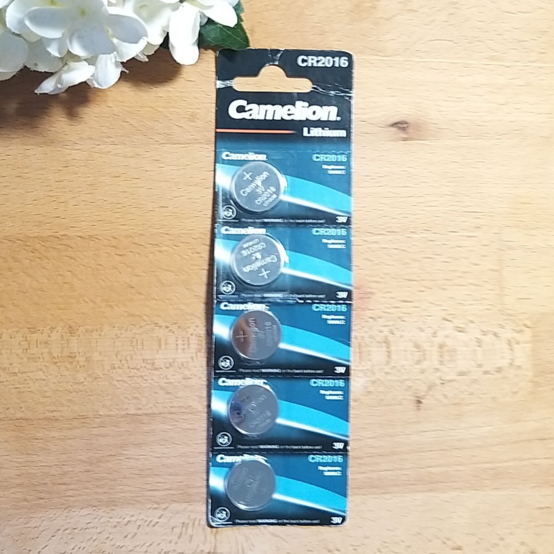 (全新/1粒) CAMELION - CR2016 Lithium 3V 鈕電池 *$45/5粒, 手提電話, 電話＆平板電腦配件, 電池及充電器 - Carousell
