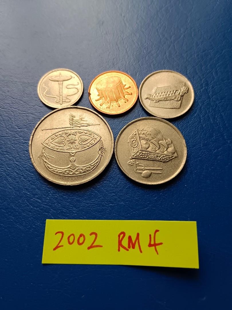 2rd Malaysia Coins Set Wang Syiling Duit Lama Siri 2 / 1999 . 2000 ...