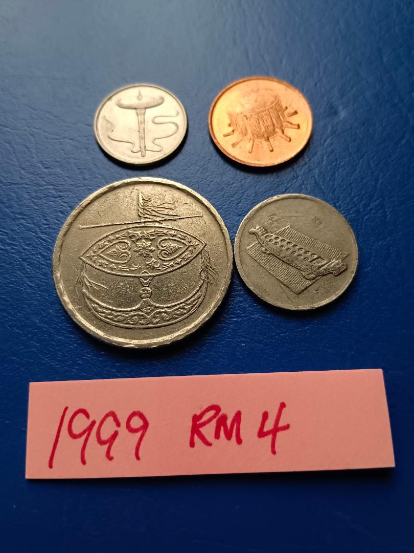 2rd Malaysia Coins Set Wang Syiling Duit Lama Siri 2 / 1999 . 2000 ...
