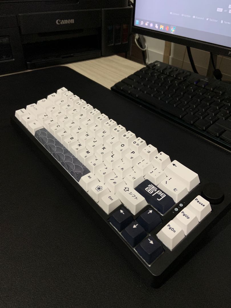 65% custom mechanical keyboard ( Shirakawa Keycaps), Computers & Tech, Parts & Accessories ...