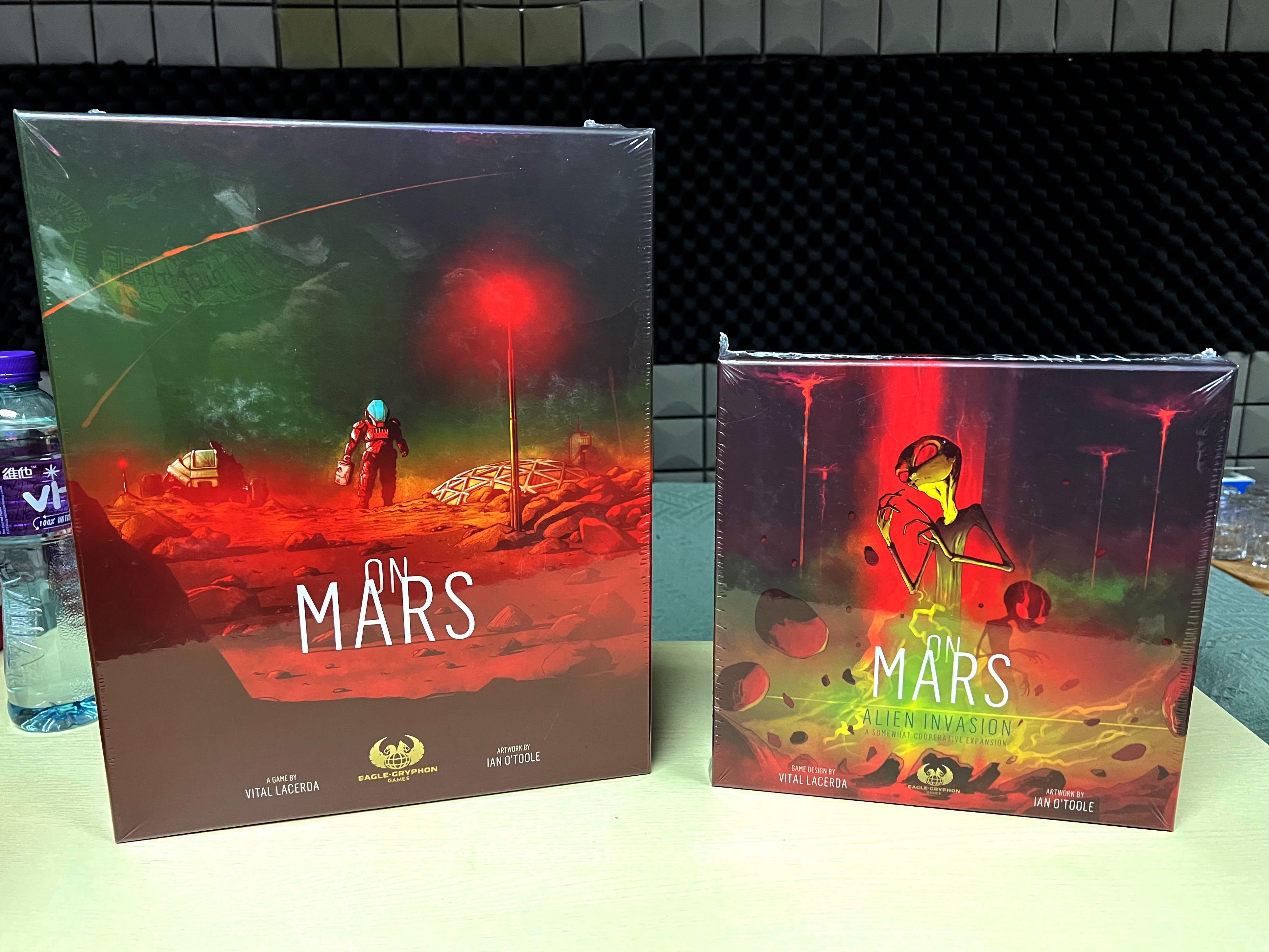 [全新現貨]火星之上 基礎 + 擴充 異星入侵 中文版 On Mars core + expansion Alien Invasion 桌遊 ...