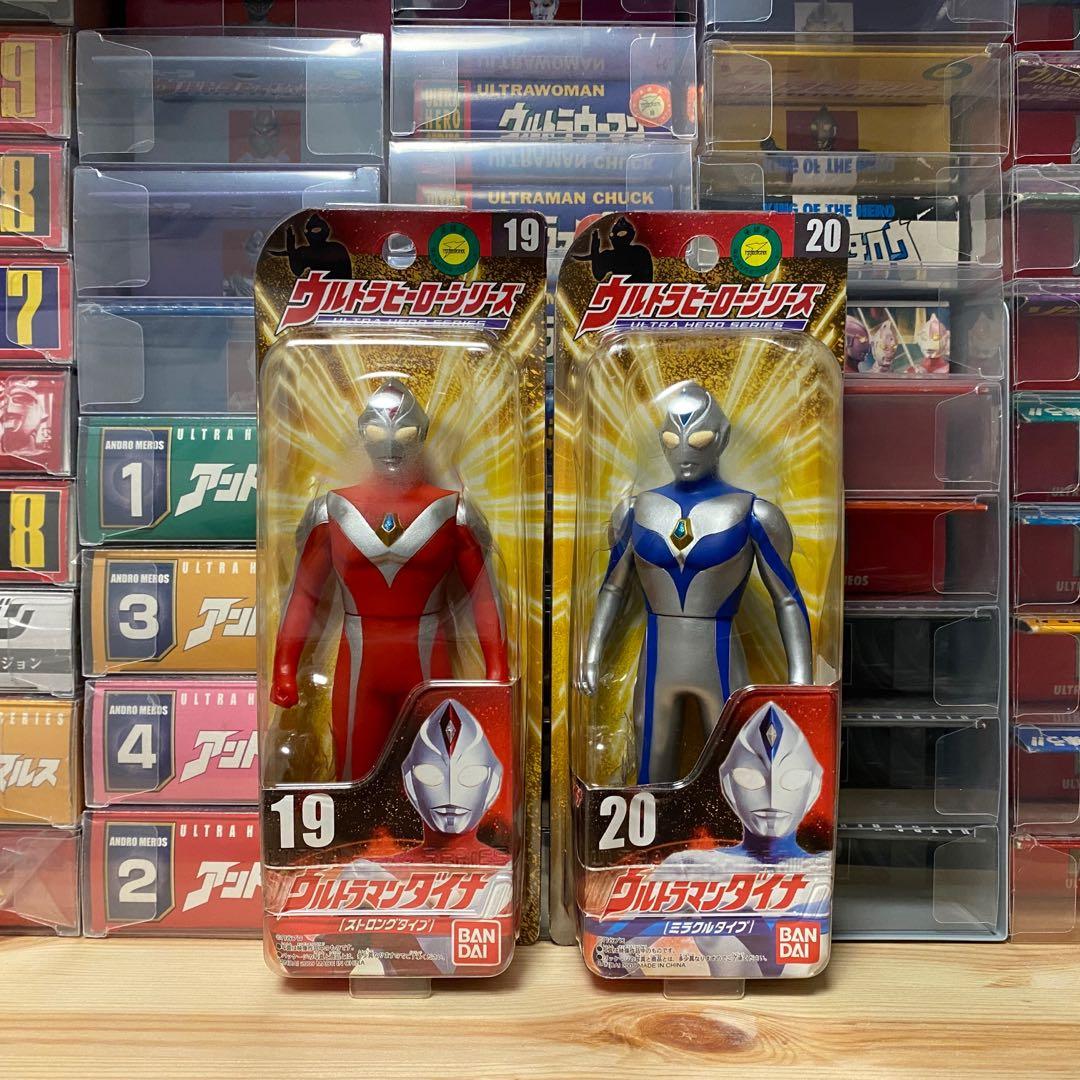 (絕版 全新) Bandai UHS Ultra Hero Series - Dyna Strong (#19) Miracle (#20 ...