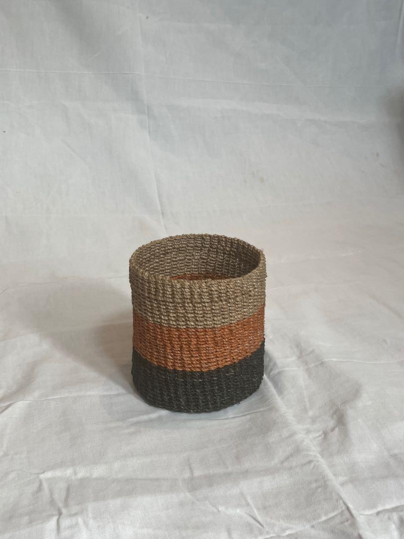 Abaca Native Nordic Small Multi-purpose Basket, Furniture & Home Living ...