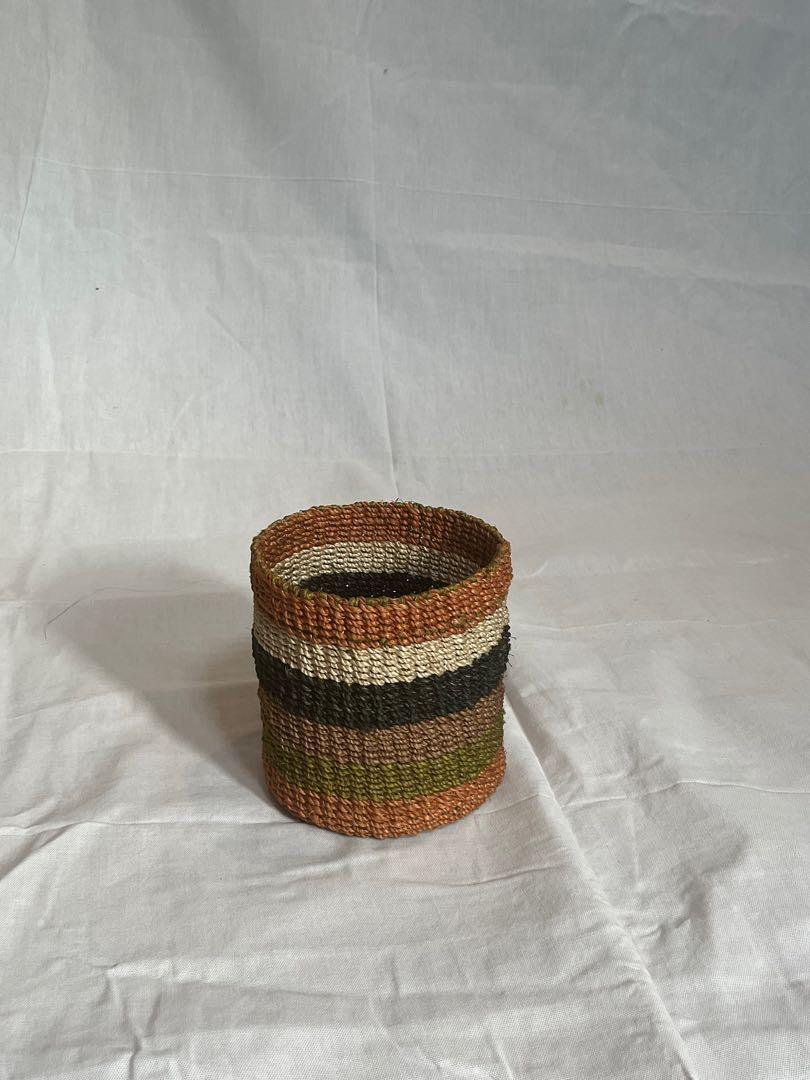 Abaca Native Nordic Small Multi-purpose Basket, Furniture & Home Living ...